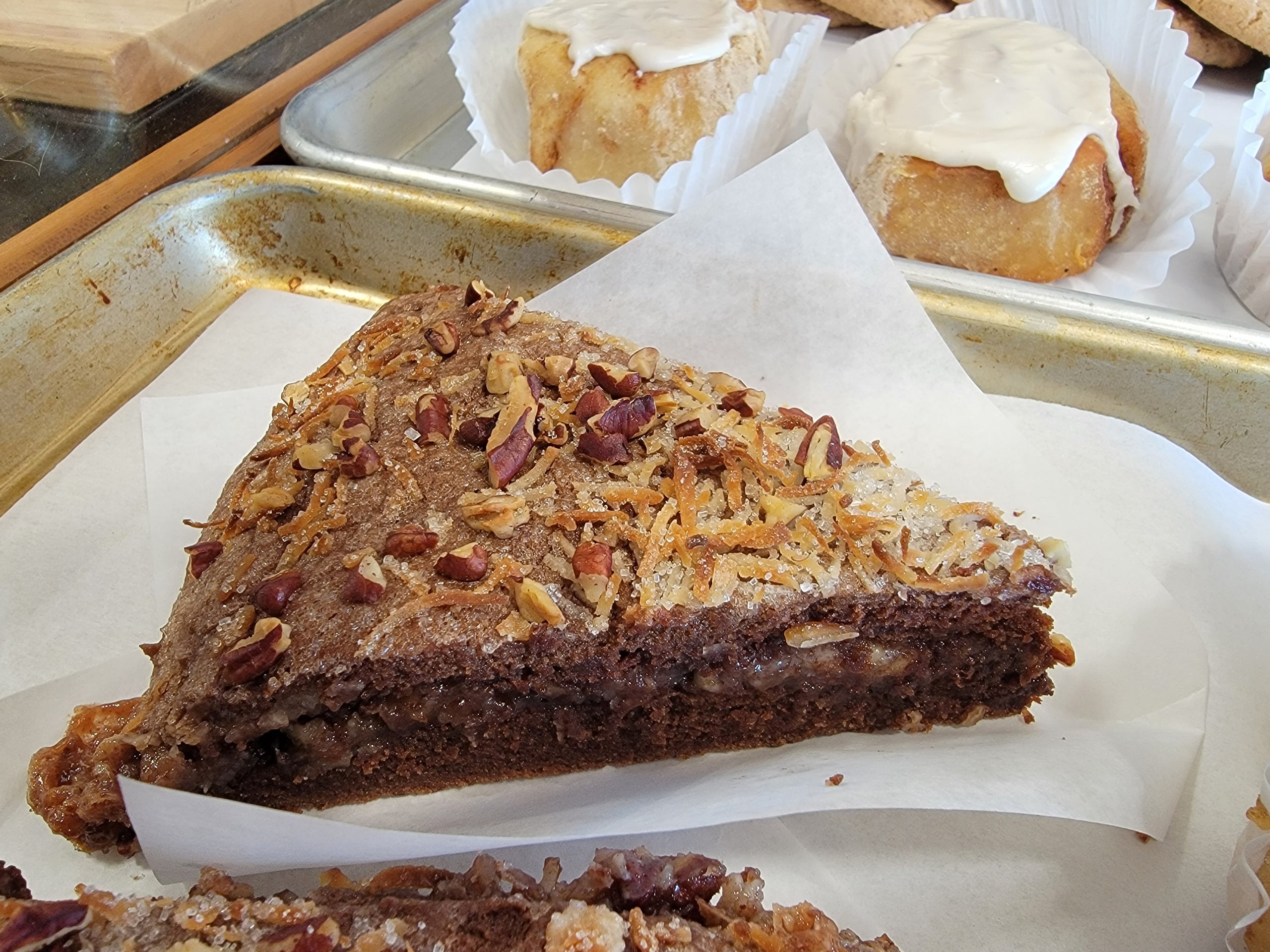 German Chocolate Scone (HD) | Organicos Bakery